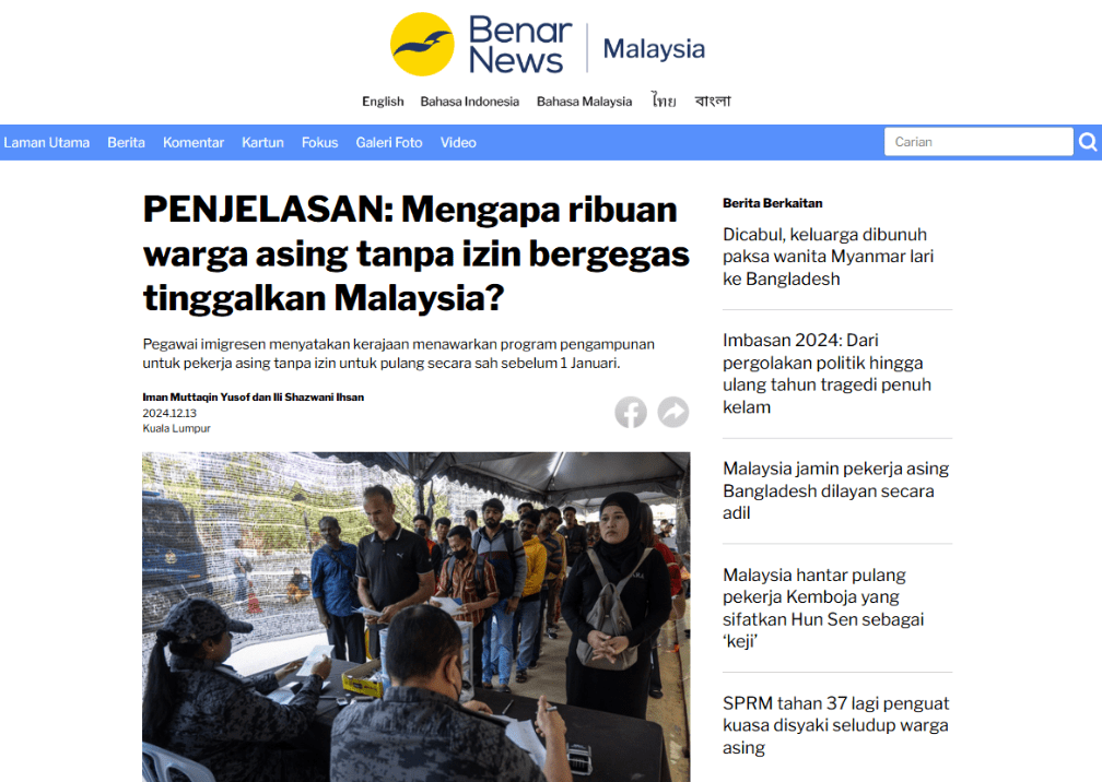PENJELASAN: Mengapa ribuan warga asing tanpa izin bergegas tinggalkan ...